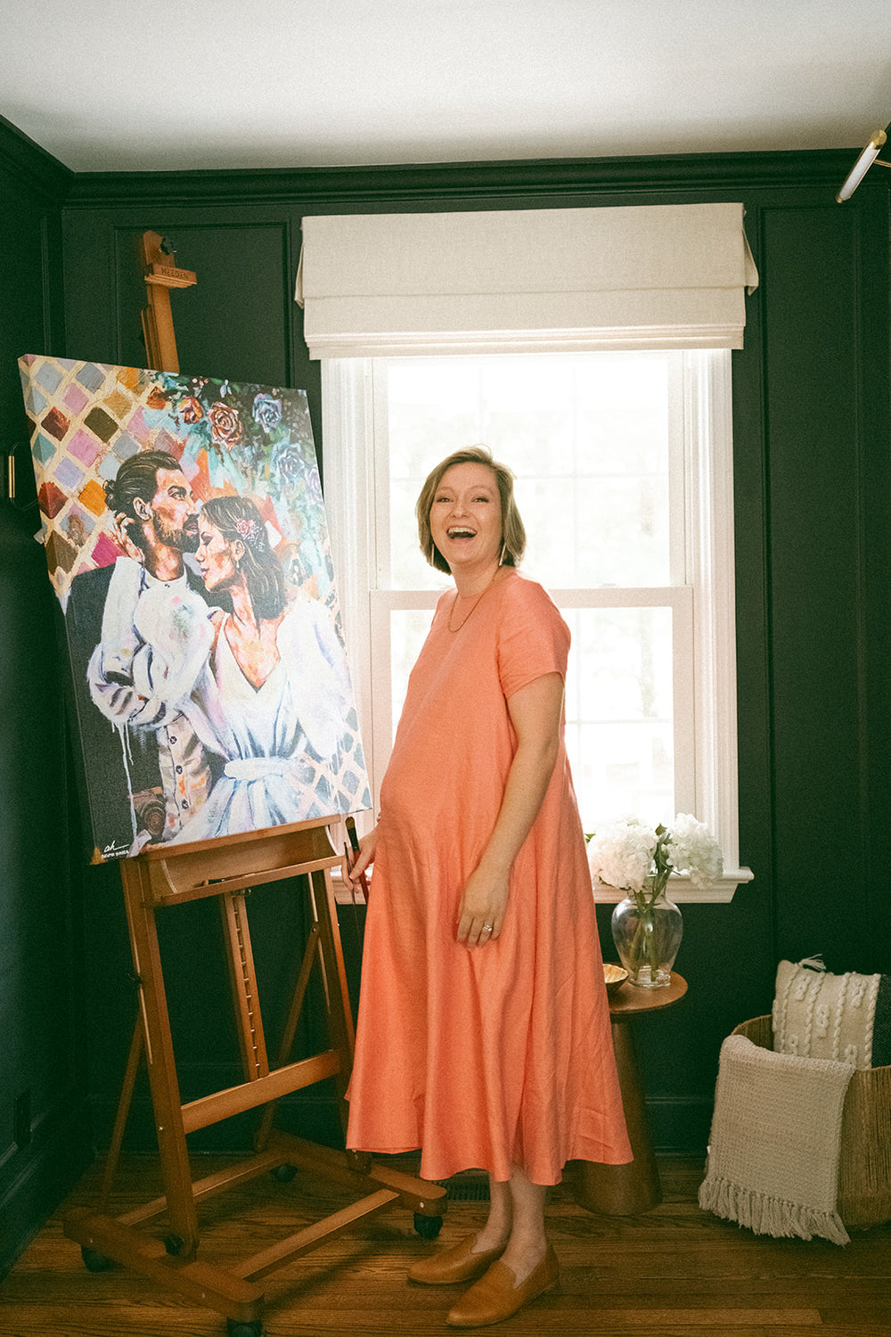 Experience Live Wedding Painting | Autumn Hunter Fine Art