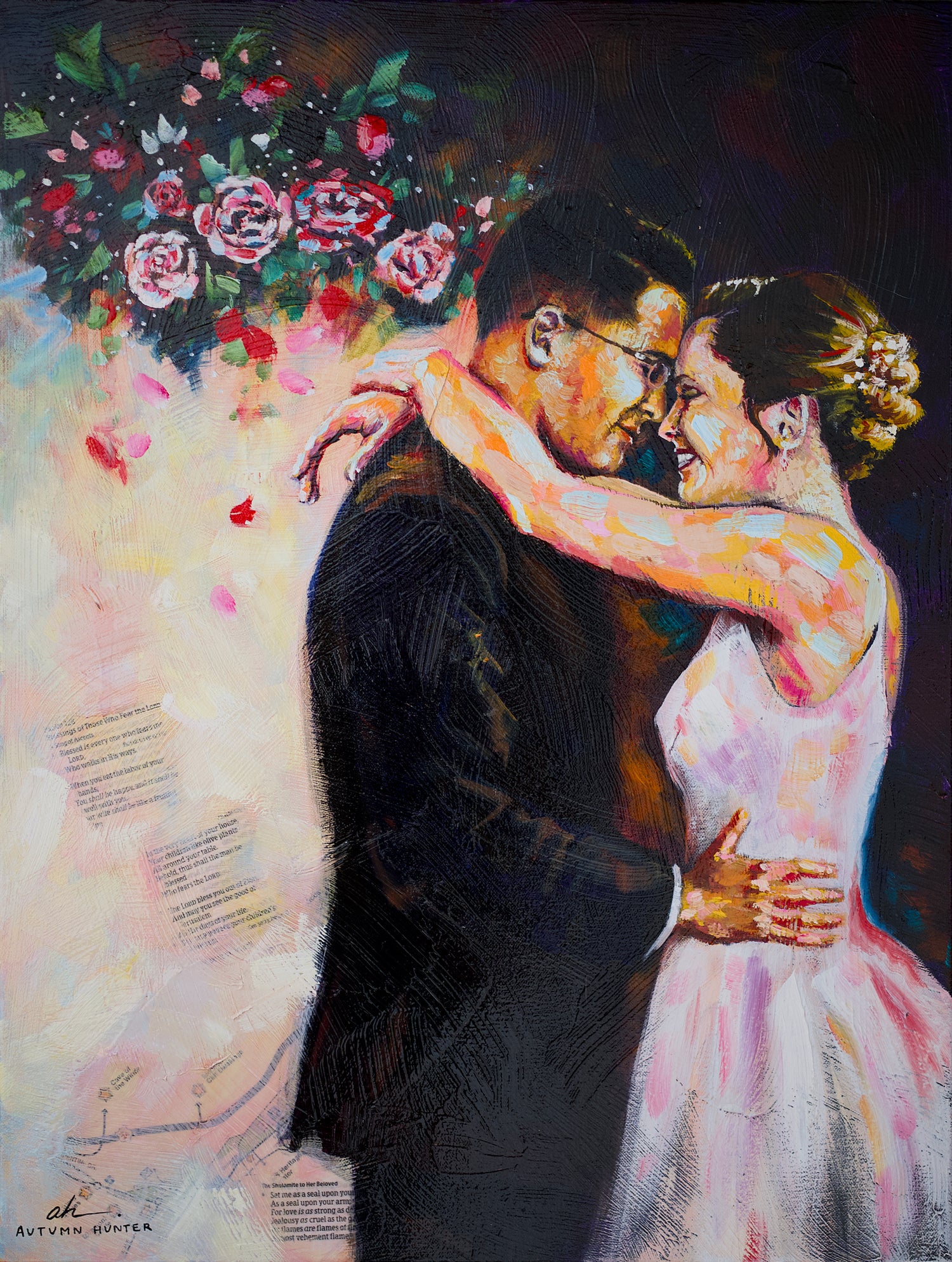 Experience Live Wedding Painting | Autumn Hunter Fine Art